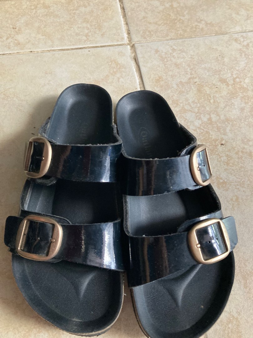 Double Buckle Black Birks Style on Carousell