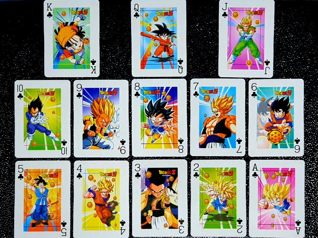 DRAGON BALL Z PLAYING CARDS, Hobbies & Toys, Toys & Games on Carousell