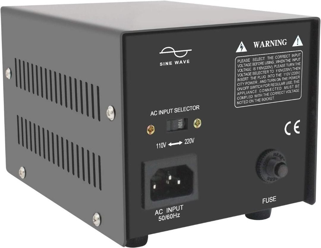 DT-200VA 200W Voltage Converter Transformer (220V to 110V, 110V to 220V) 200W Up/Down Converter ...