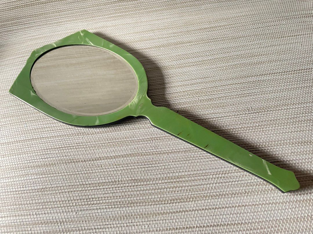 Dupont MadeIn USA green hand mirror, Furniture & Home Living, Home ...