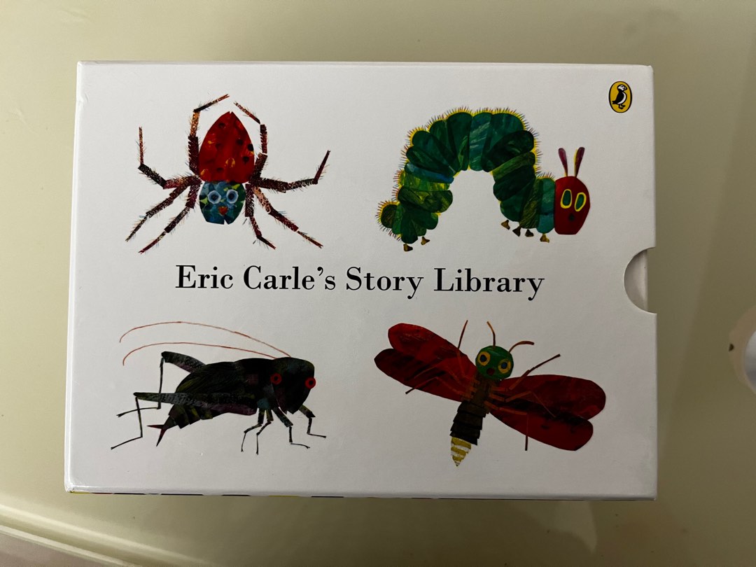 Eric carle story library, 興趣及遊戲, 書本 & 文具, 小朋友書 - Carousell