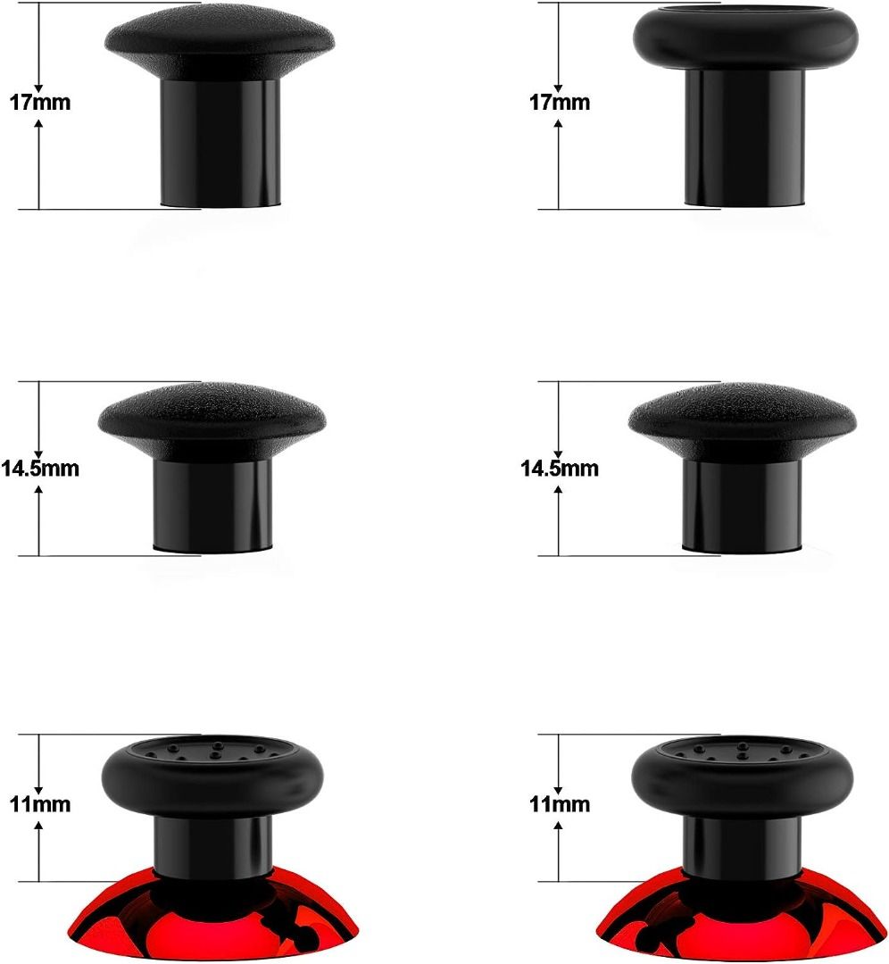 eXtremeRate ThumbsGear Interchangeable Ergonomic Thumbstick for Xbox ...
