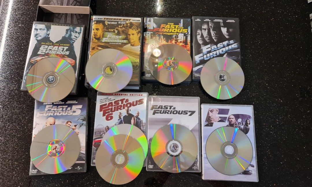 Fast & Furious 1-8 DVD, Hobbies & Toys, Music & Media, CDs & DVDs on Carousell
