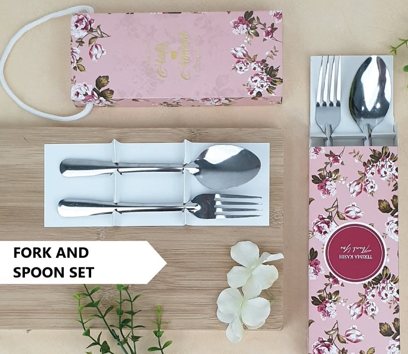 FORK AND SPOON SET/ DOORGIFT FOR WEDDING, Food & Drinks, Gift Baskets ...