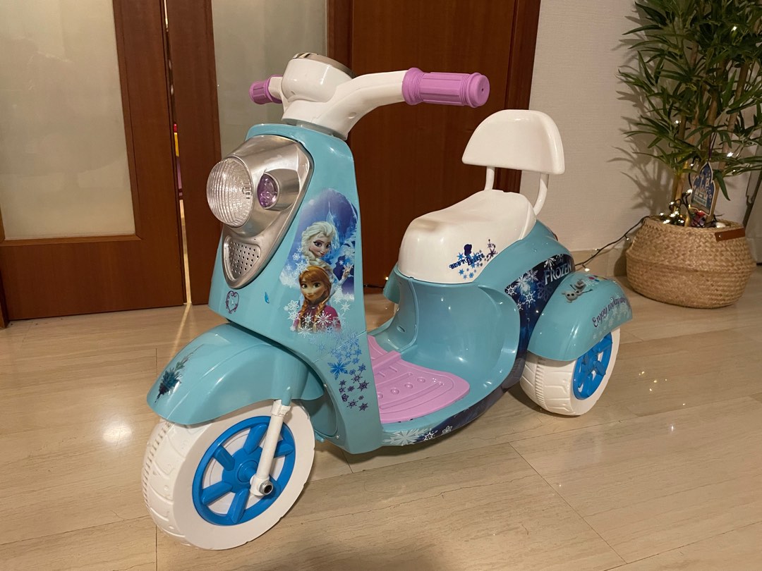 Frozen children kids electric rechargeable toy motorbike, Hobbies ...