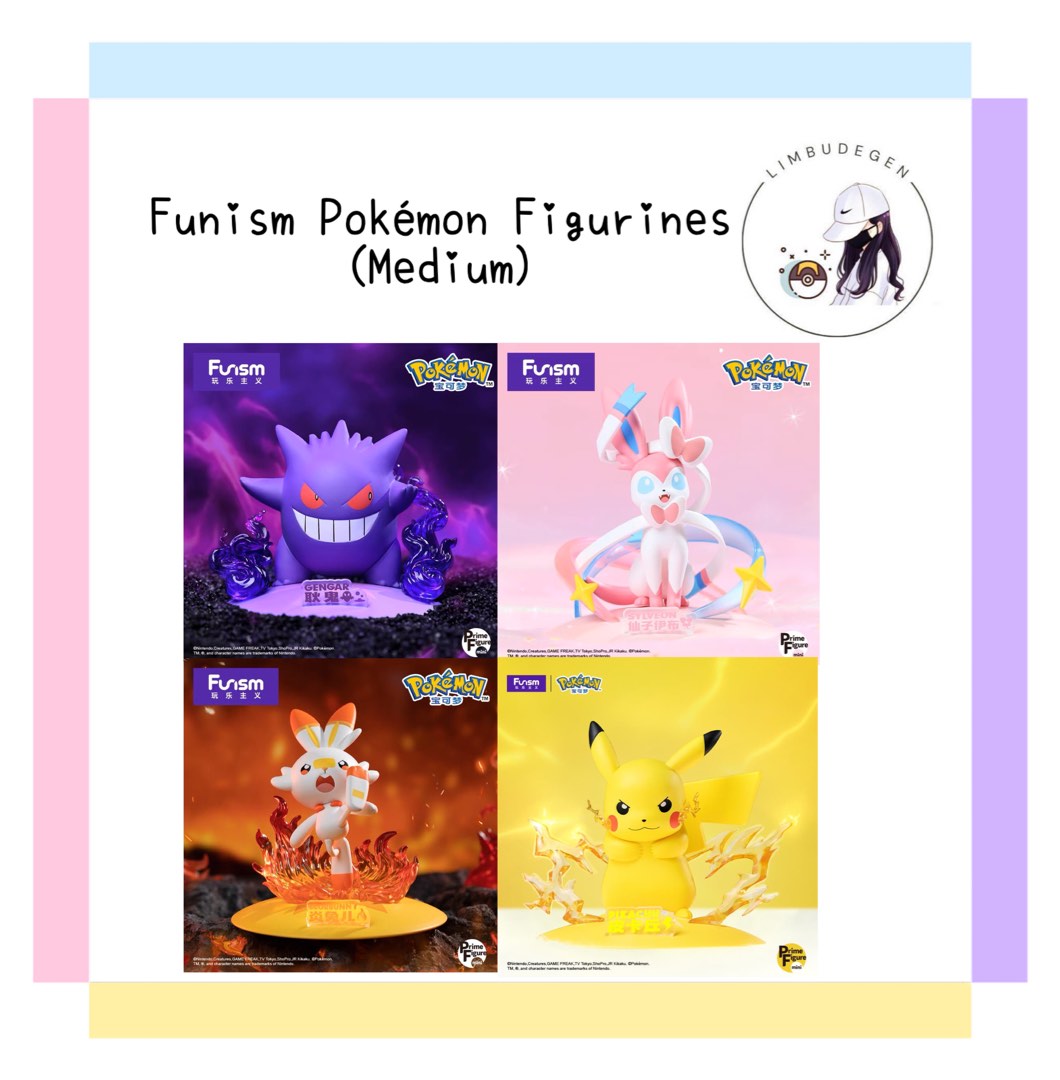 Funism Pokemon Figurines, Hobbies & Toys, Toys & Games on Carousell
