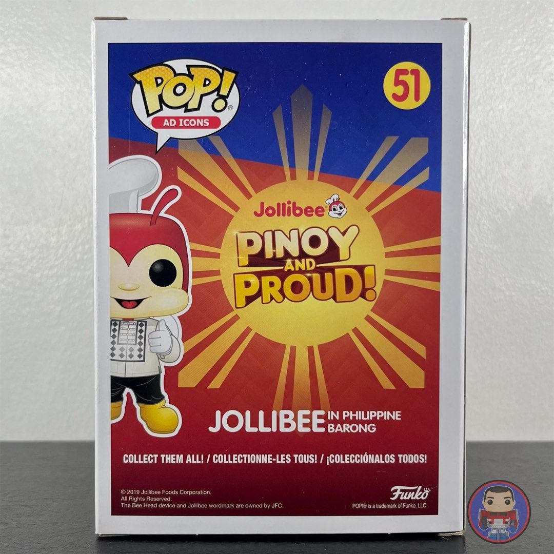 Funko Pop Ad Icons - Jollibee in Philippine Barong (2019 Philippine ...