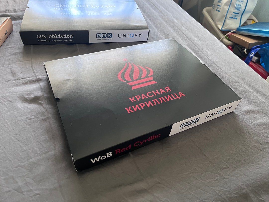 GMK WoB Red Cyrillic Base, Computers & Tech, Parts & Accessories, Computer Keyboard on Carousell