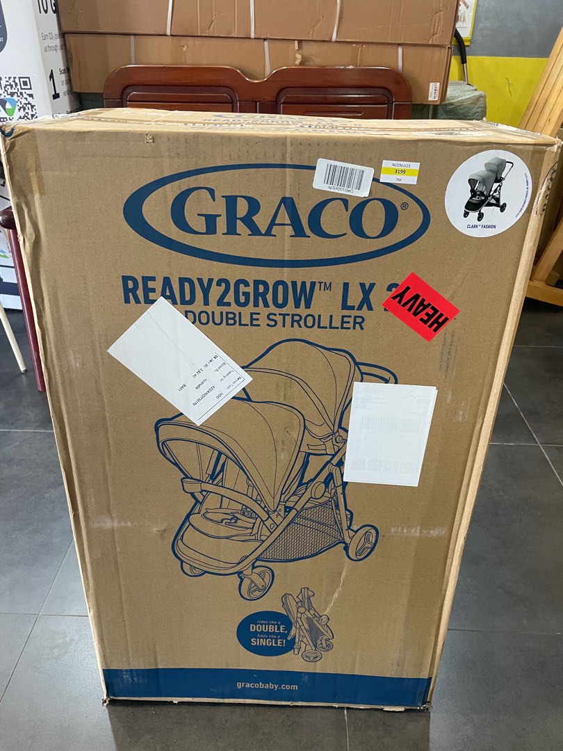 Graco Ready2Grow Double Baby Stroller, Babies & Kids, Going Out ...