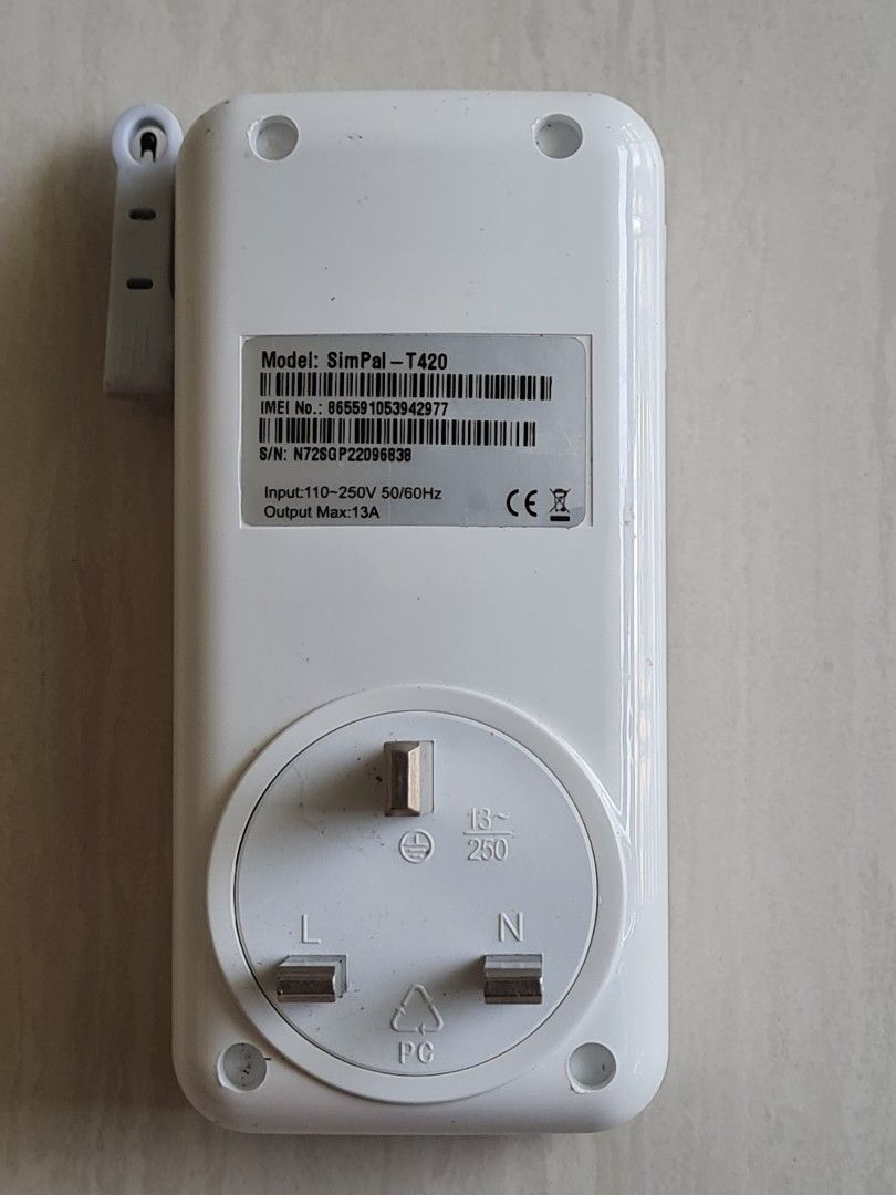 Gsm power socket with power interrupted alert via sms, TV & Home Appliances, Electrical ...