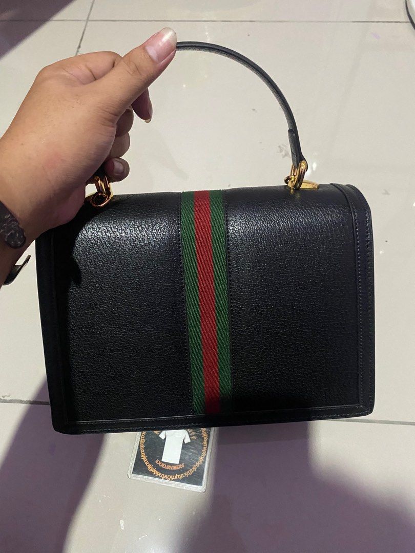 Gucci 651055 Dj2dx Ophidia Bag Black, Fesyen Wanita, Tas & Dompet di ...