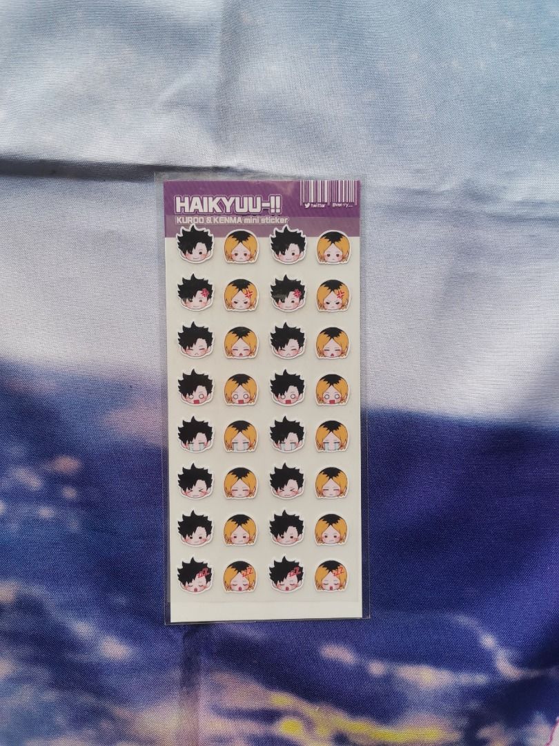 Haikyuu Stickers fanmade on Carousell