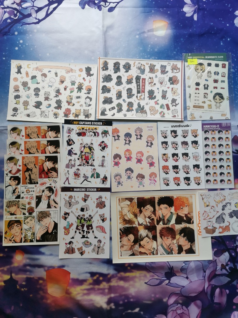 Haikyuu Stickers fanmade on Carousell
