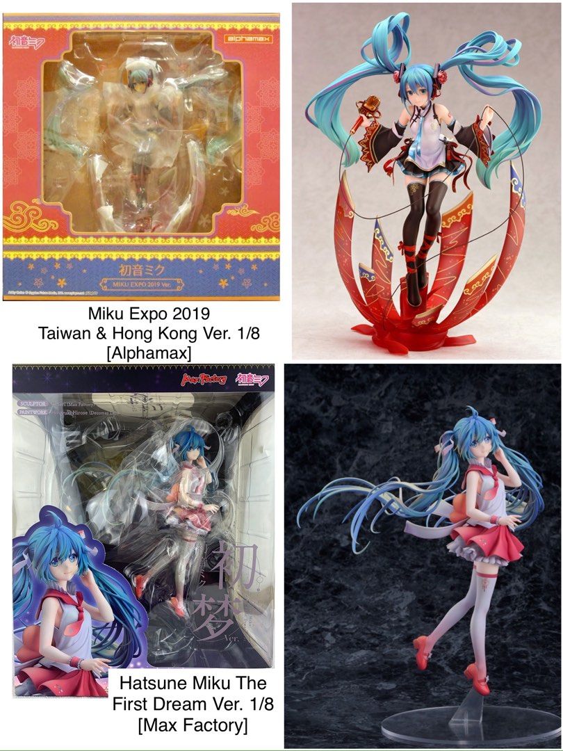 Hatsune Miku Scale Figures (Pt.1), Hobbies & Toys, Toys & Games on ...