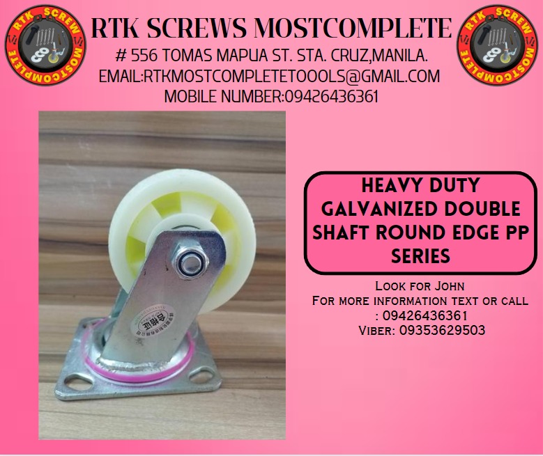 Heavy Duty Galvanized Double Shaft Round Edge PP series (Fixed) on ...