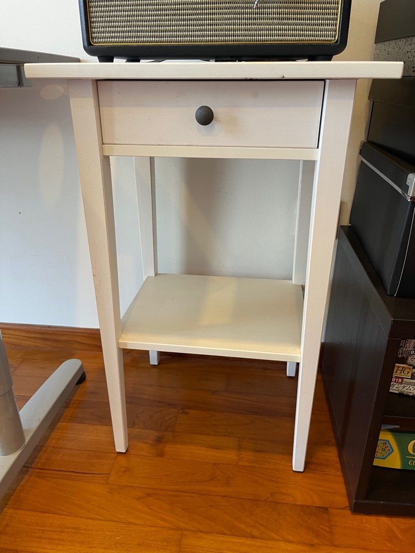 Hemnes bed side table, Furniture & Home Living, Furniture, Tables ...
