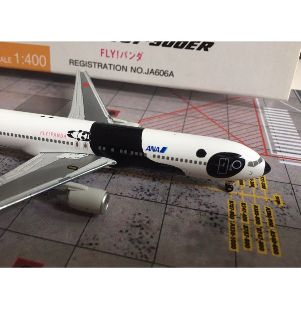Herpa 1/400 ANA B767-300ER Panda JA606A, Hobbies & Toys, Toys & Games ...