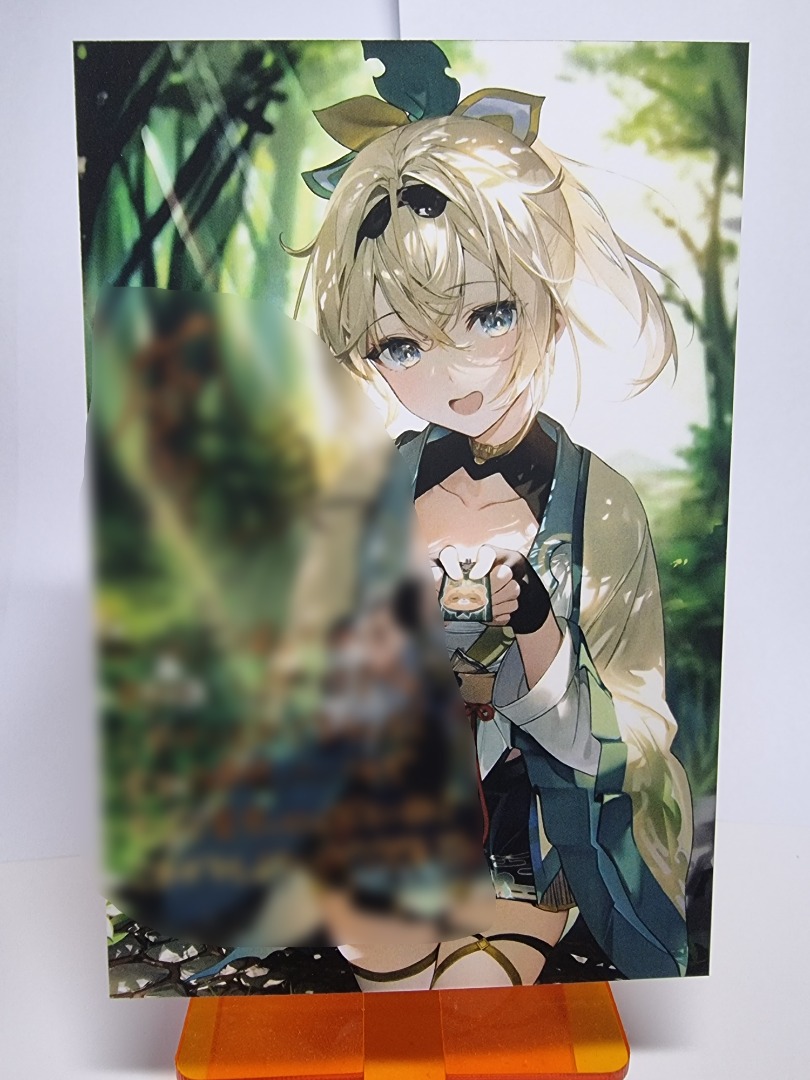 Hololive Kazama Iroha 2022 Anniversary Celebration Postcard with message, Hobbies & Toys ...