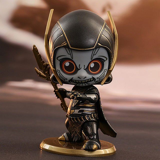 Hot Toys Cosbaby Avengers Infinity War Corvus Glaive, Iron Spider Web ...