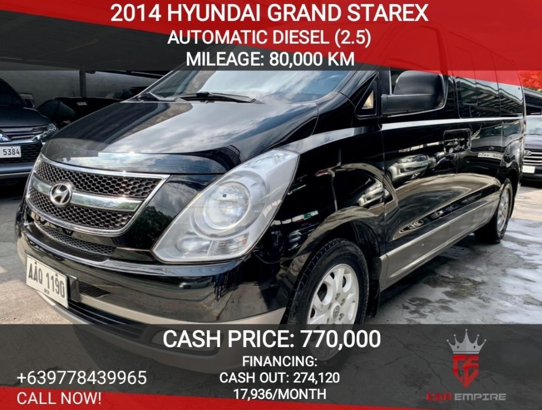 Hyundai Grand Starex 2014 VGT Gold Auto, Cars for Sale, Used Cars on ...