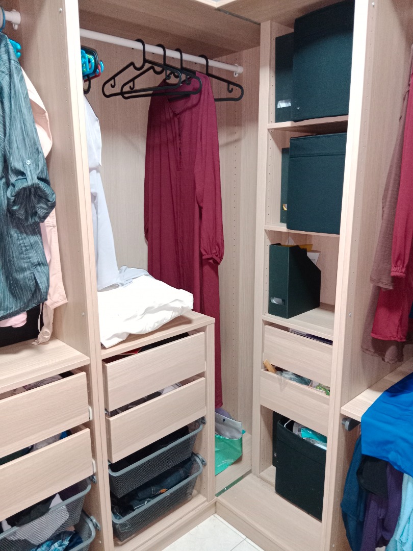 IKEA PAX Open Wardrobe (Corner), Furniture & Home Living, Furniture ...