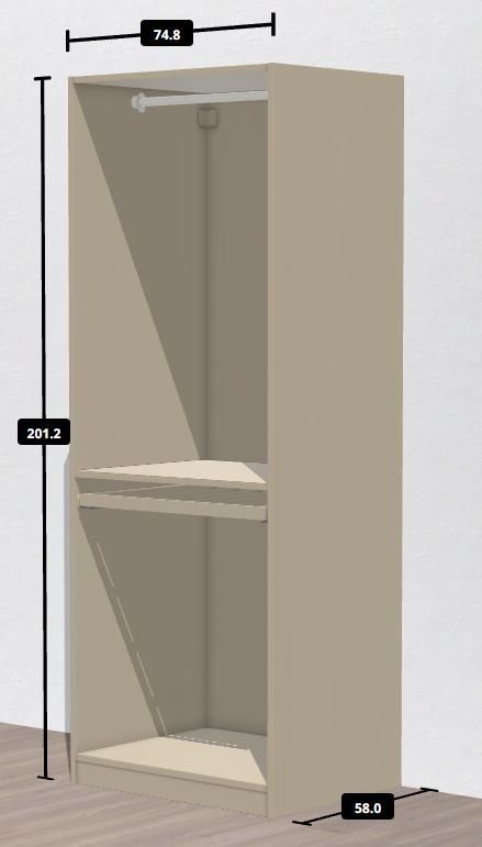 IKEA PAX Open Wardrobe, Furniture & Home Living, Furniture, Other Home ...