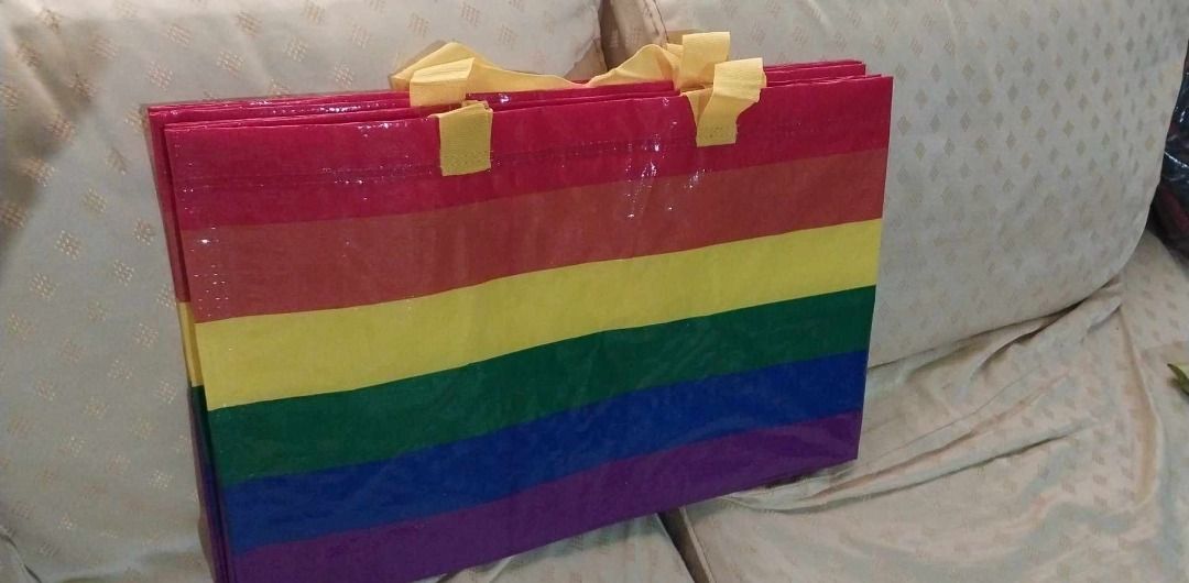 IKEA STORSTOMMA Shopping bag, large, multicolor, 71 l (2401 oz) on ...