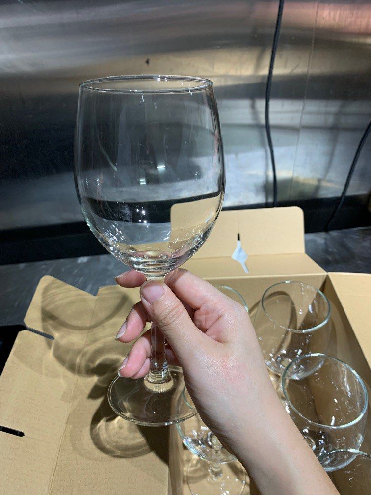 IKEA SVALKA 44cl Wine Glasses - Set of 6, Furniture & Home Living ...