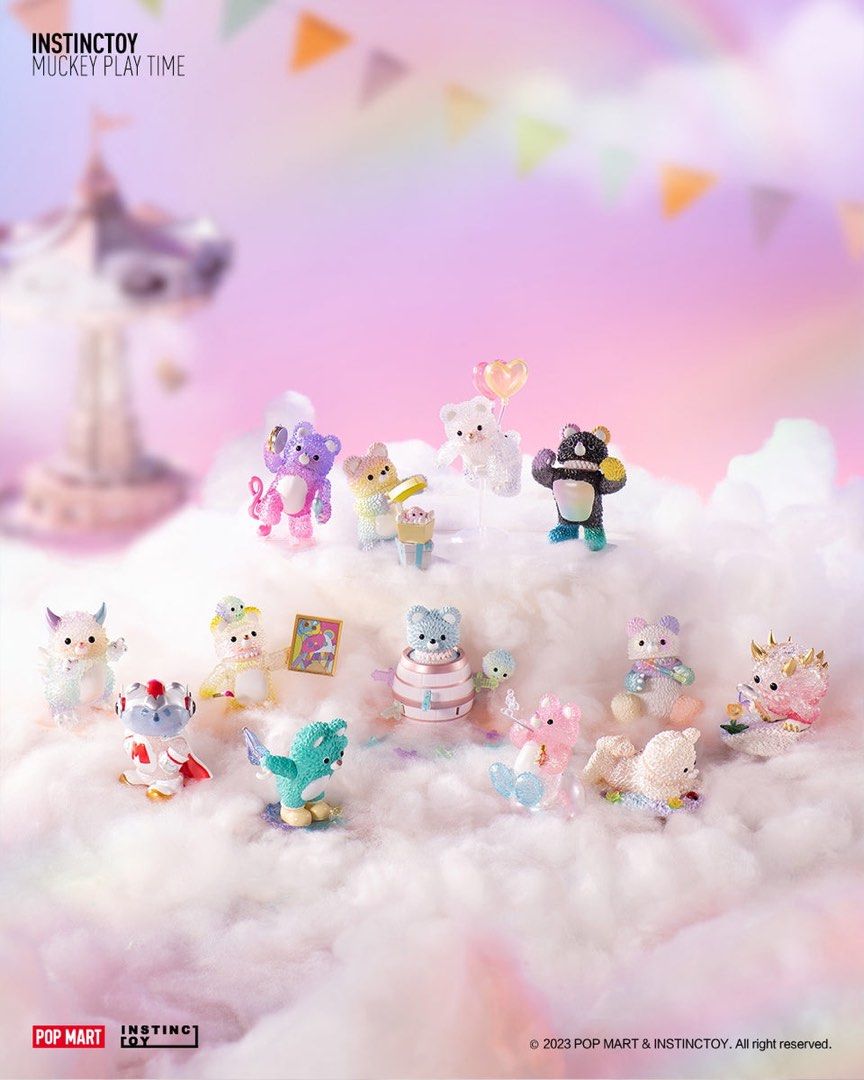 Instinctoy Muckey Play Time Series POP MART Full Set Sealed Blind Box ...