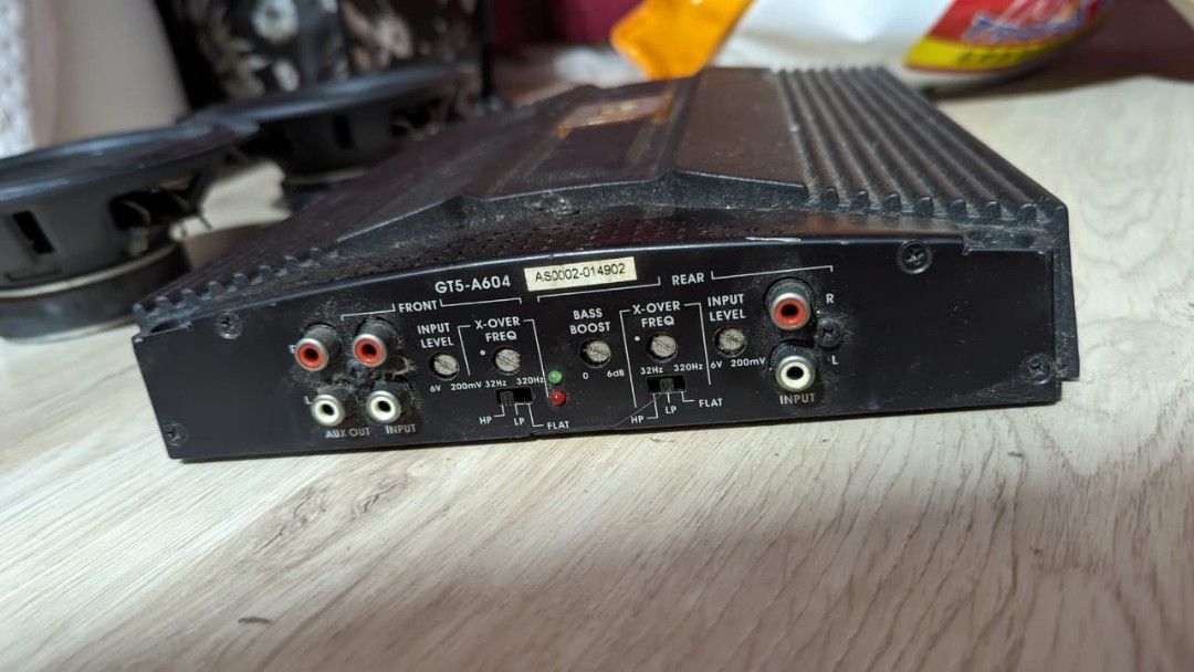 JBL GT5-A604 4-channel amplifier and GT5-650 mid, Audio, Other Audio Equipment on Carousell