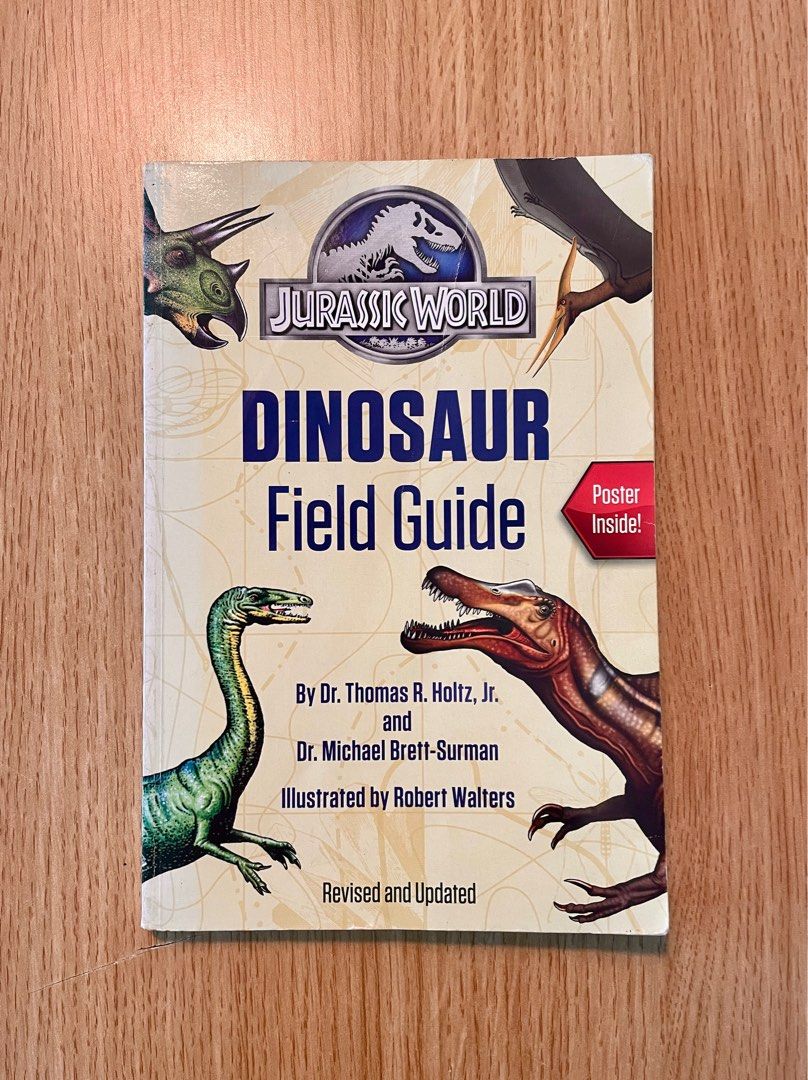 Jurassic World Dinosaur Field Guide, 興趣及遊戲, 書本 & 文具, 小朋友書 - Carousell