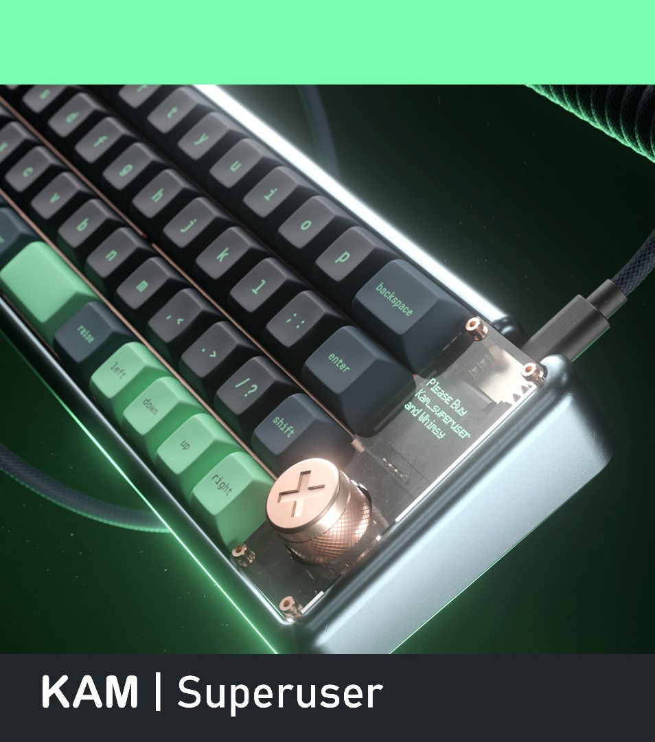 KAM Superuser Mechanical Keyboard Keycap Set (Brand New Mods, Alphas, Numpad, Novelties, Artisan ...