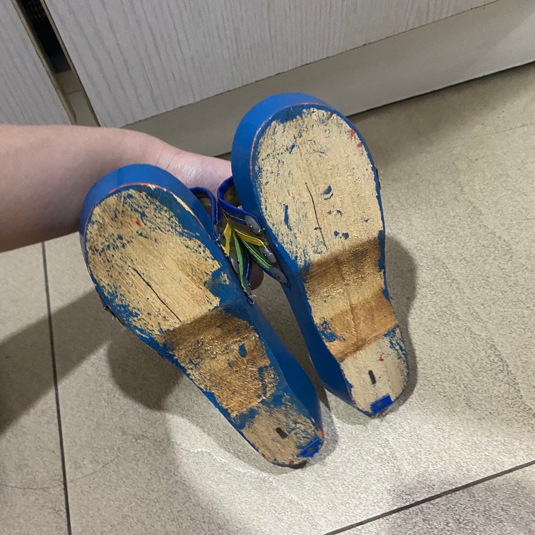 Kids Bakya wooden shoes on Carousell