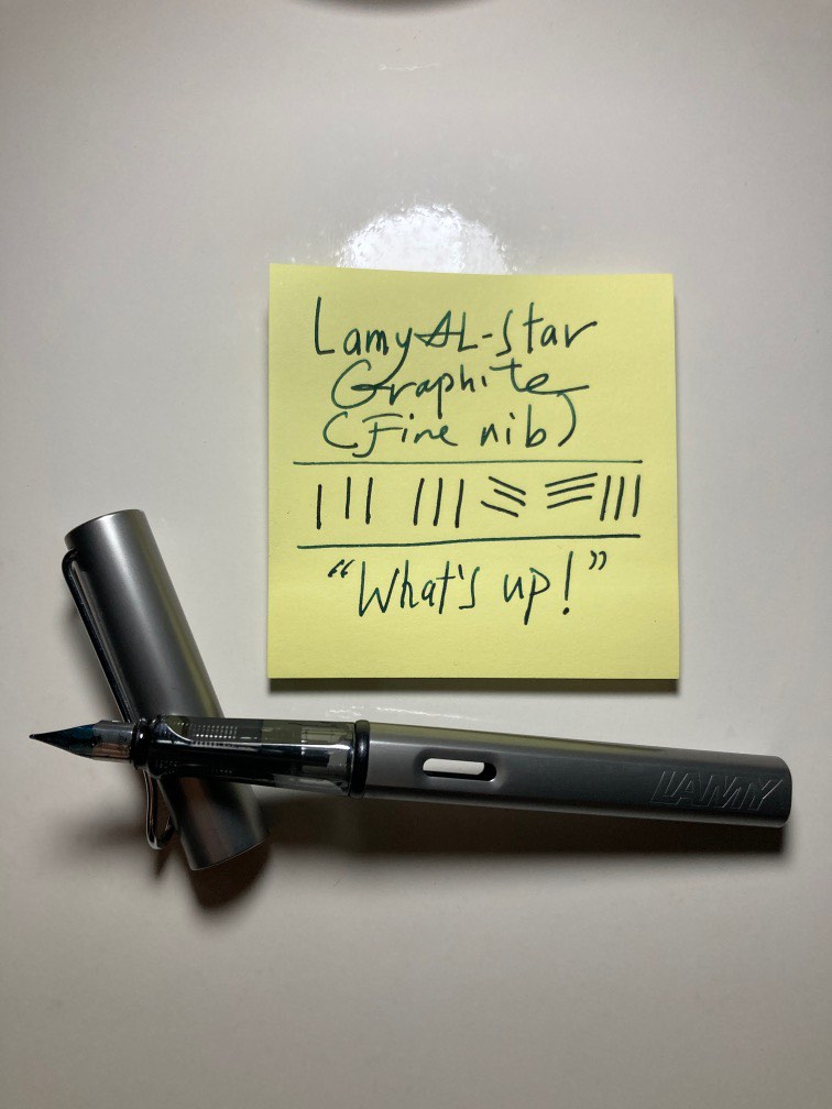 Lamy AL-Star Graphite (Fine nib), Hobbies & Toys, Stationery & Craft ...