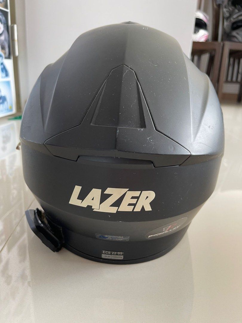 Lazer L size modular helmet, Motorcycles, Motorcycle Apparel on Carousell