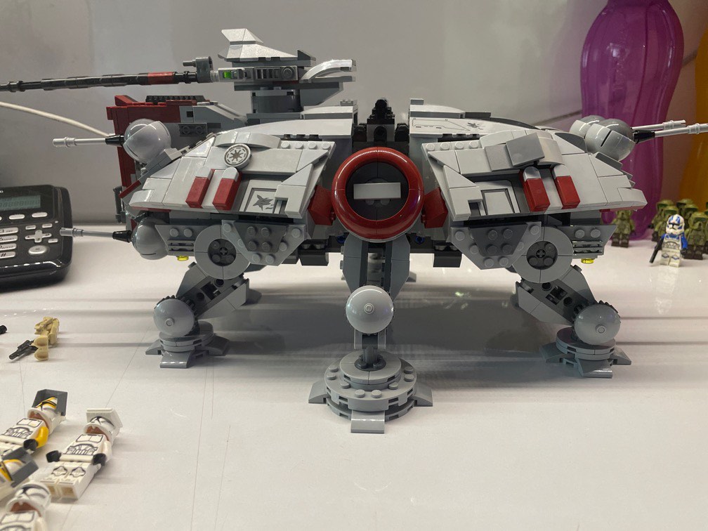 Lego Star Wars Modded AT-TE, Hobbies & Toys, Toys & Games on Carousell