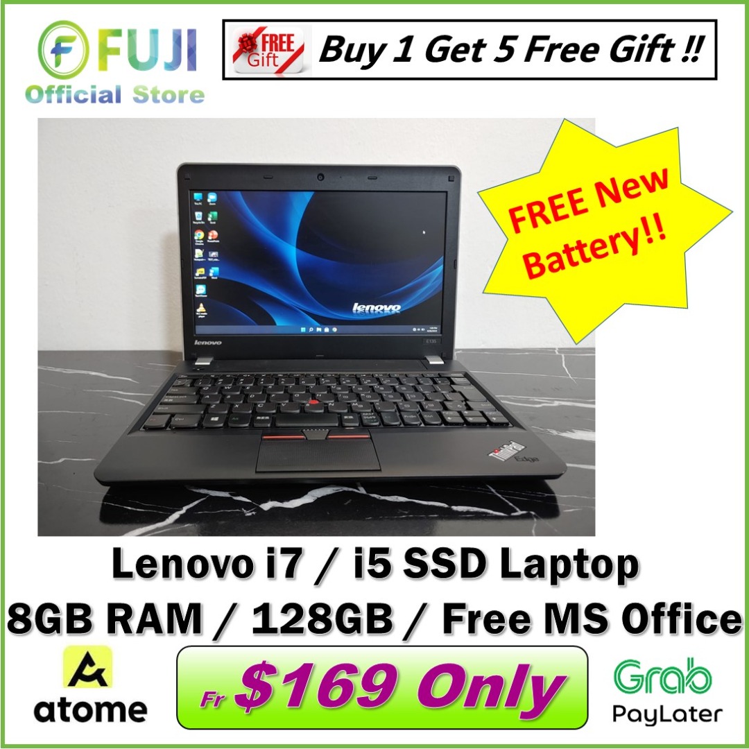 Lenovo Inch I Laptop Gb Ram Gb Ssd Good Condition Wins Free Ms Office