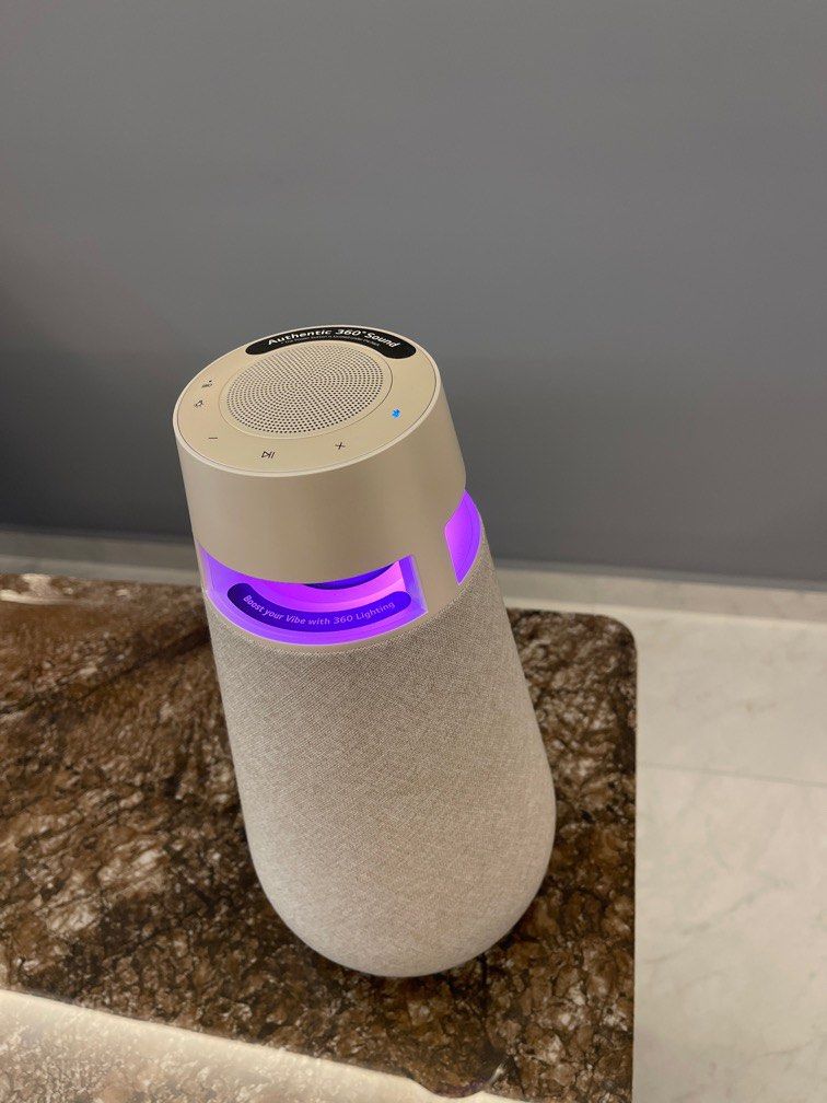 LG XBOOM PORTABLE SPEAKER SURROUND WITH ADAPTIVE LIGHT, Audio ...