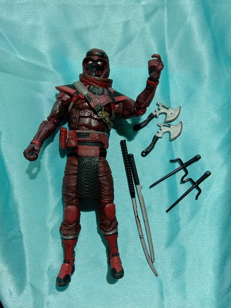 (Limited stock) G I Joe red ninja action figure toy collection display ...