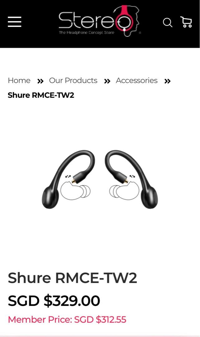 [LNIB] Shure RMCE-TW2 Gen 2 Adaptors, Audio, Earphones on Carousell