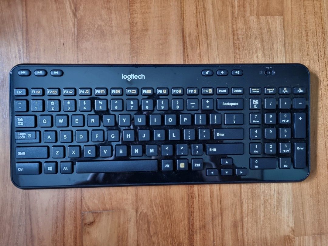 Logitech K360 Wireless Keyboard, Computers & Tech, Parts & Accessories ...