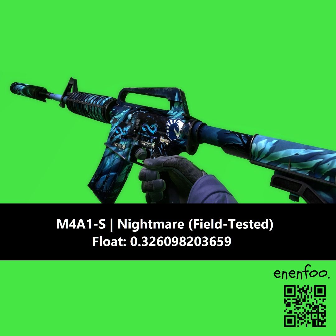 M4A1-S NIGHTMARE FT FIELD TESTED CSGO SKINS KNIFE ITEMS CS2 COUNTER ...