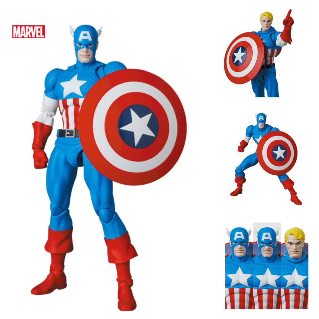 MAFEX CAPTAIN AMERICA (COMIC Ver.) No.217, Hobbies & Toys, Toys & Games ...