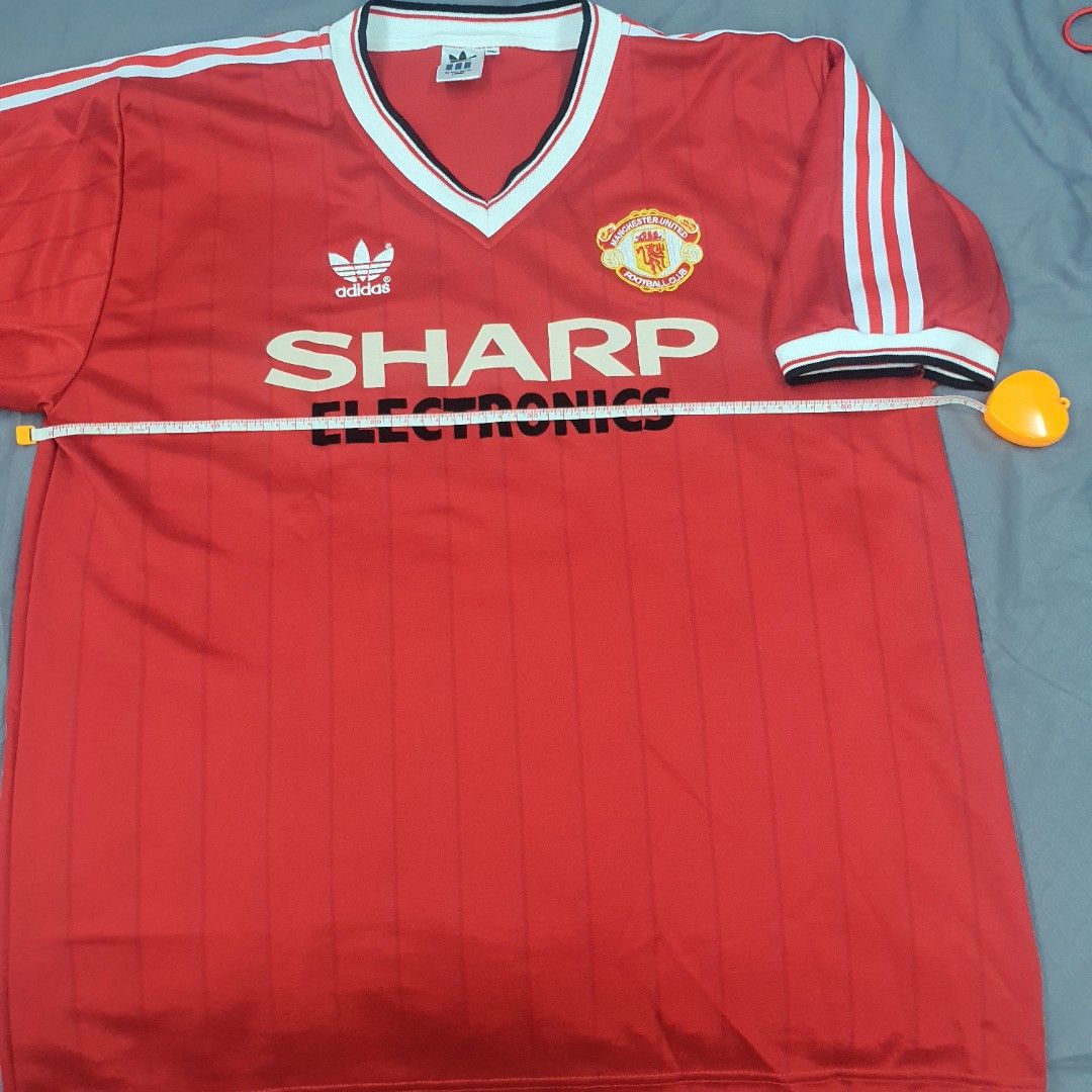 Manchester United VINTAGE 1983/84 ADIDAS HOME KIT X-LARGE ( FITS WELL ...