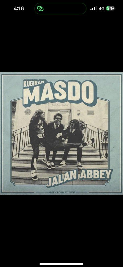 Masdo Jalan Abbey LP, Hobbies & Toys, Music & Media, Vinyls on Carousell