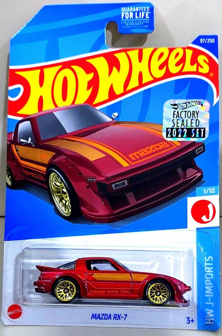 Mazda RX7 Hotwheels US Cards Factory Sealed 2022, Hobbies & Toys, Toys ...
