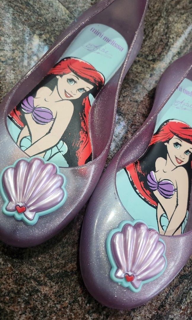 Melissa Disney Ariel collection, Babies & Kids, Babies & Kids Fashion ...