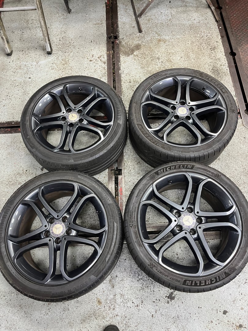 Mercedes Benz rim, Car Accessories, Tyres & Rims on Carousell