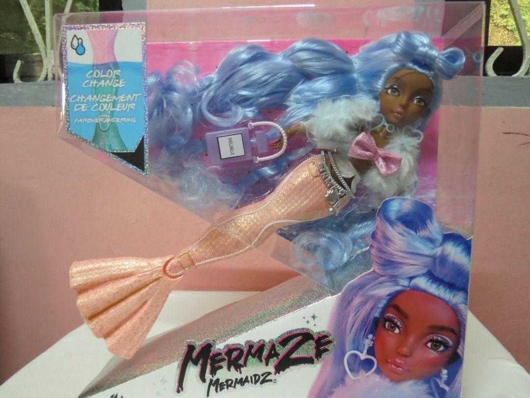 MERMAZE MERMAIDZ Color Change Shellnelle Mermaid Fashion Doll, Hobbies ...