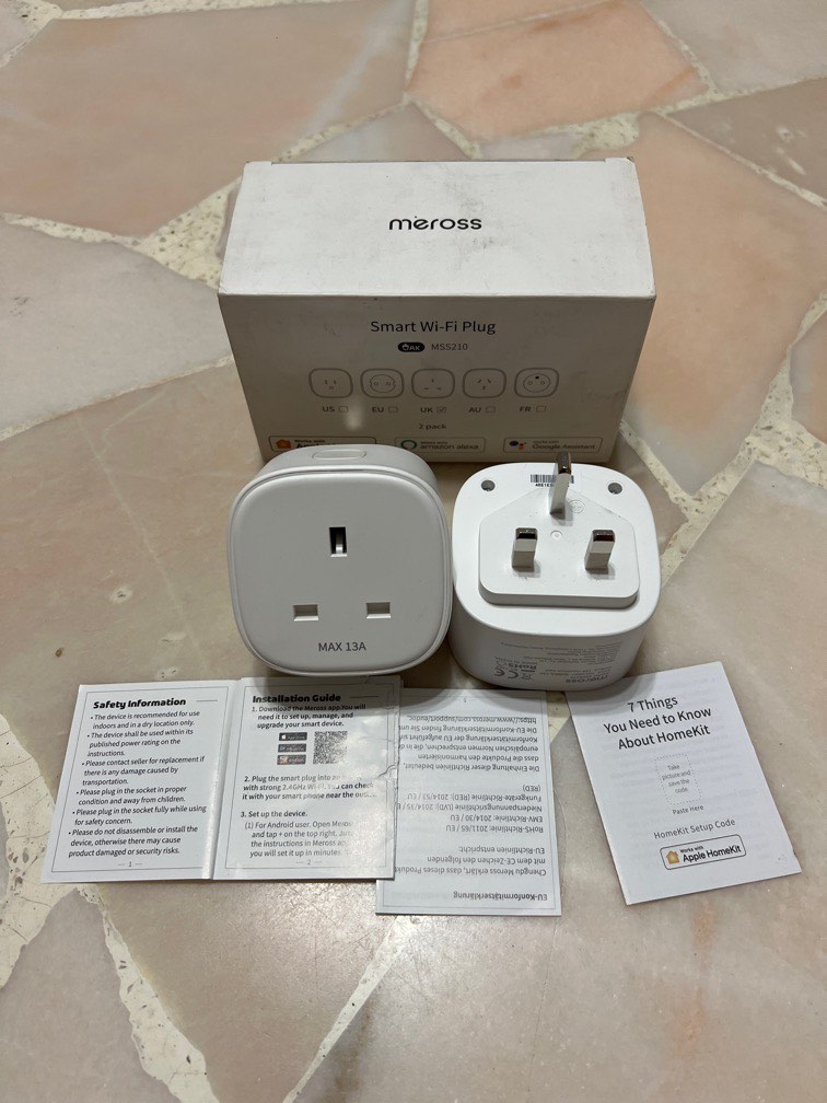 Meross smart plug, TV & Home Appliances, Electrical, Adaptors & Sockets ...